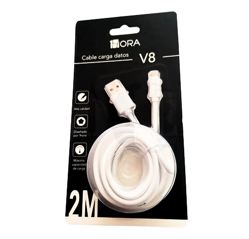 Cable V8 2.1A 2 metros – CheapShopping