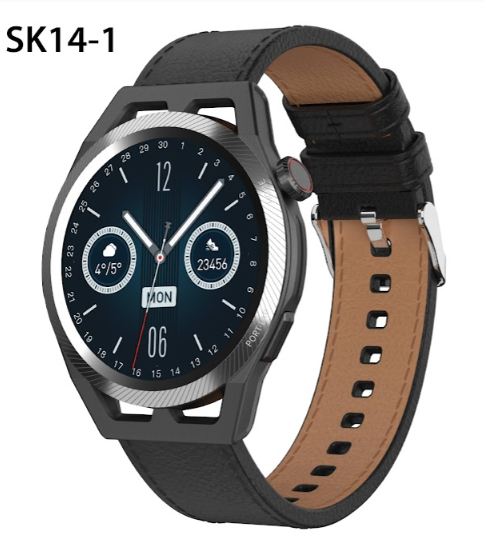 RELOJ SMART WATCH SK14-1 PLUS PULSO CUERO CARGA MAGNETICA – CheapShopping