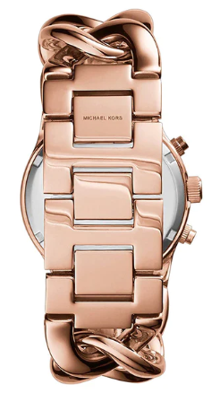 MICHAEL KORS NINI RELOJ DE CUARZO CON ESFERA ROSA Y CRISTAL PARA MUJER ...