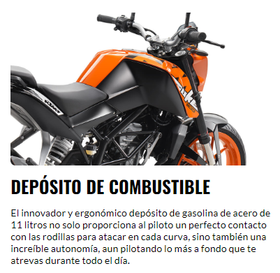 MOTOCICLETA KTM 200 DUKE Gen. 1 2024 – CheapShopping