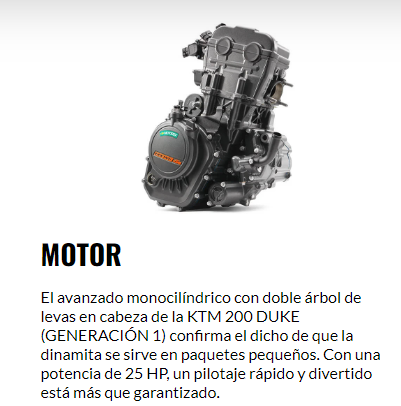 MOTOCICLETA KTM 200 DUKE Gen. 1 2024 – CheapShopping